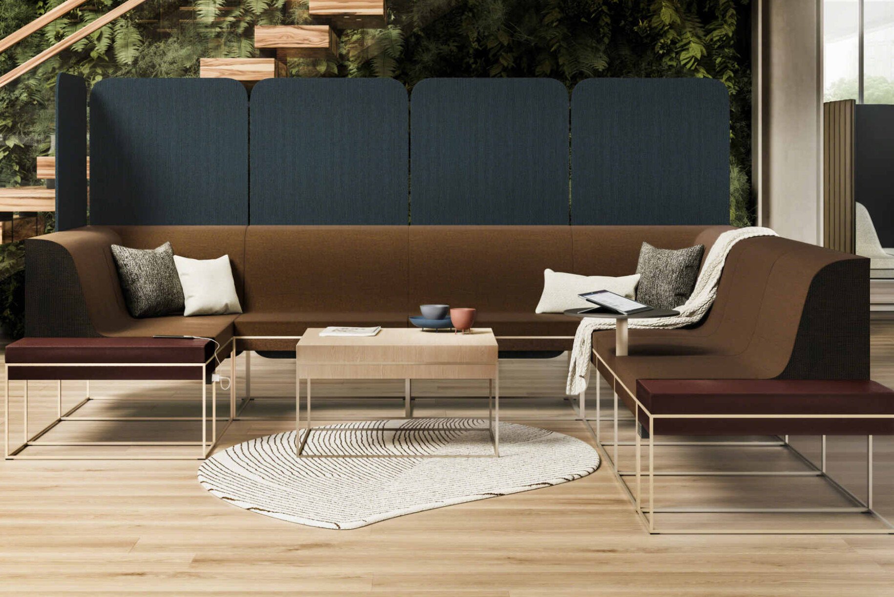 Steelcase Umami modulaire bank (B2B) - De Projectinrichter