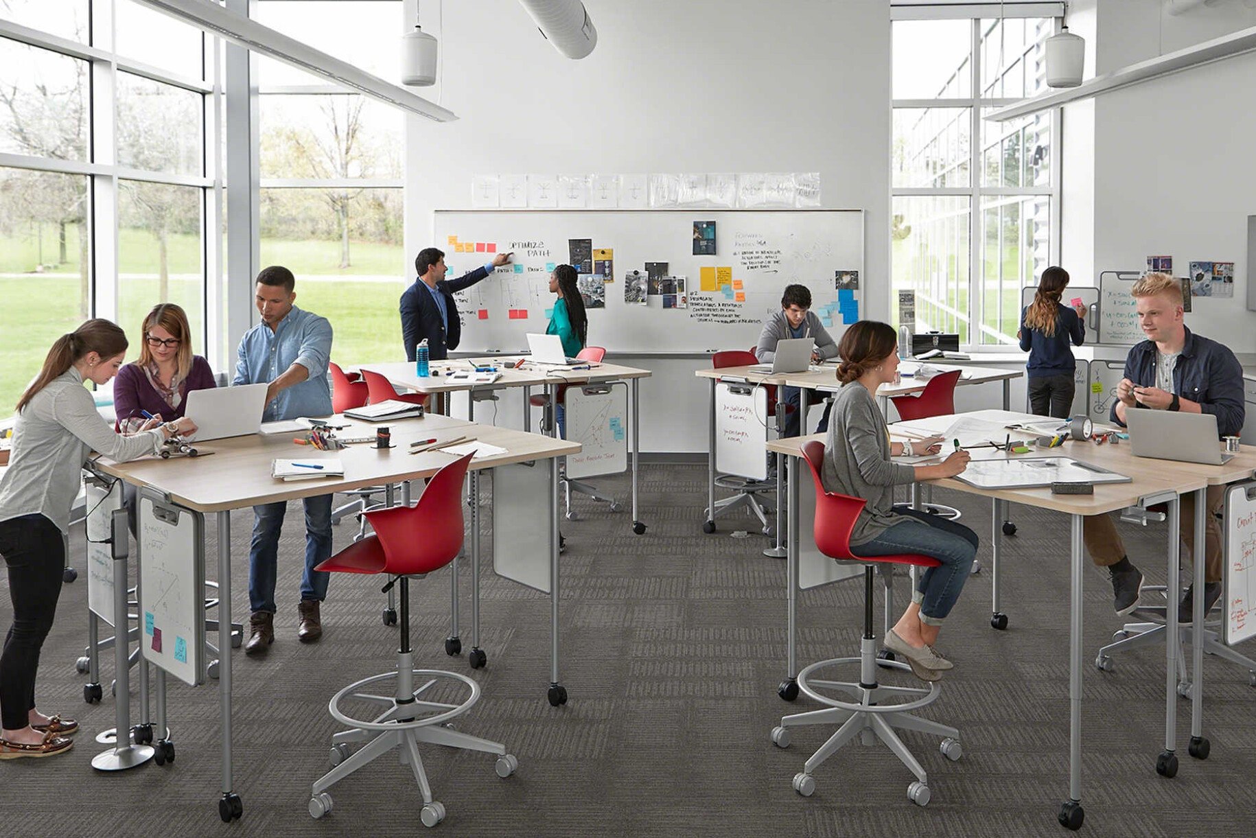Steelcase Verb tafels (B2B) - De Projectinrichter