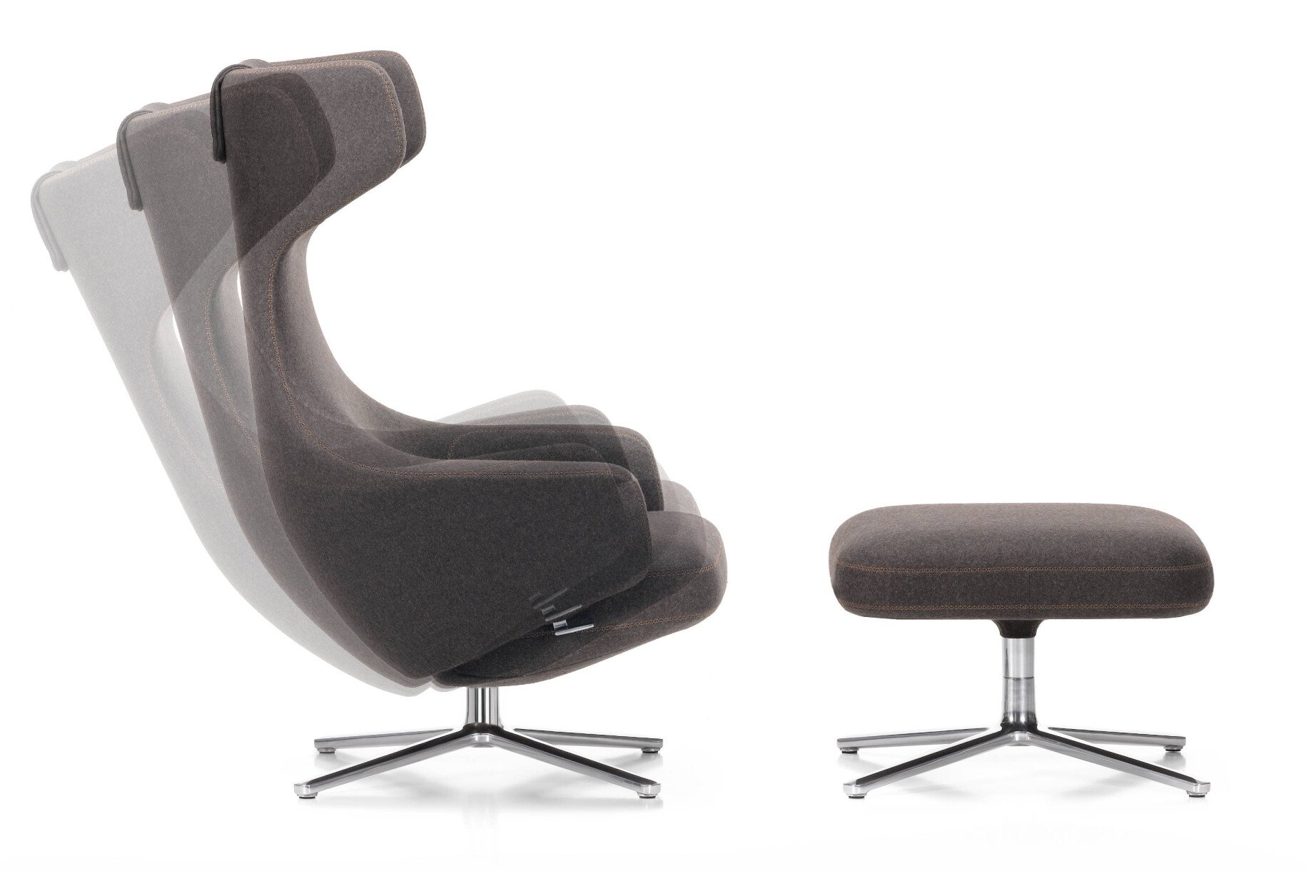 Vitra Grand Repos fauteuil lounge chair (B2B) - De Projectinrichter