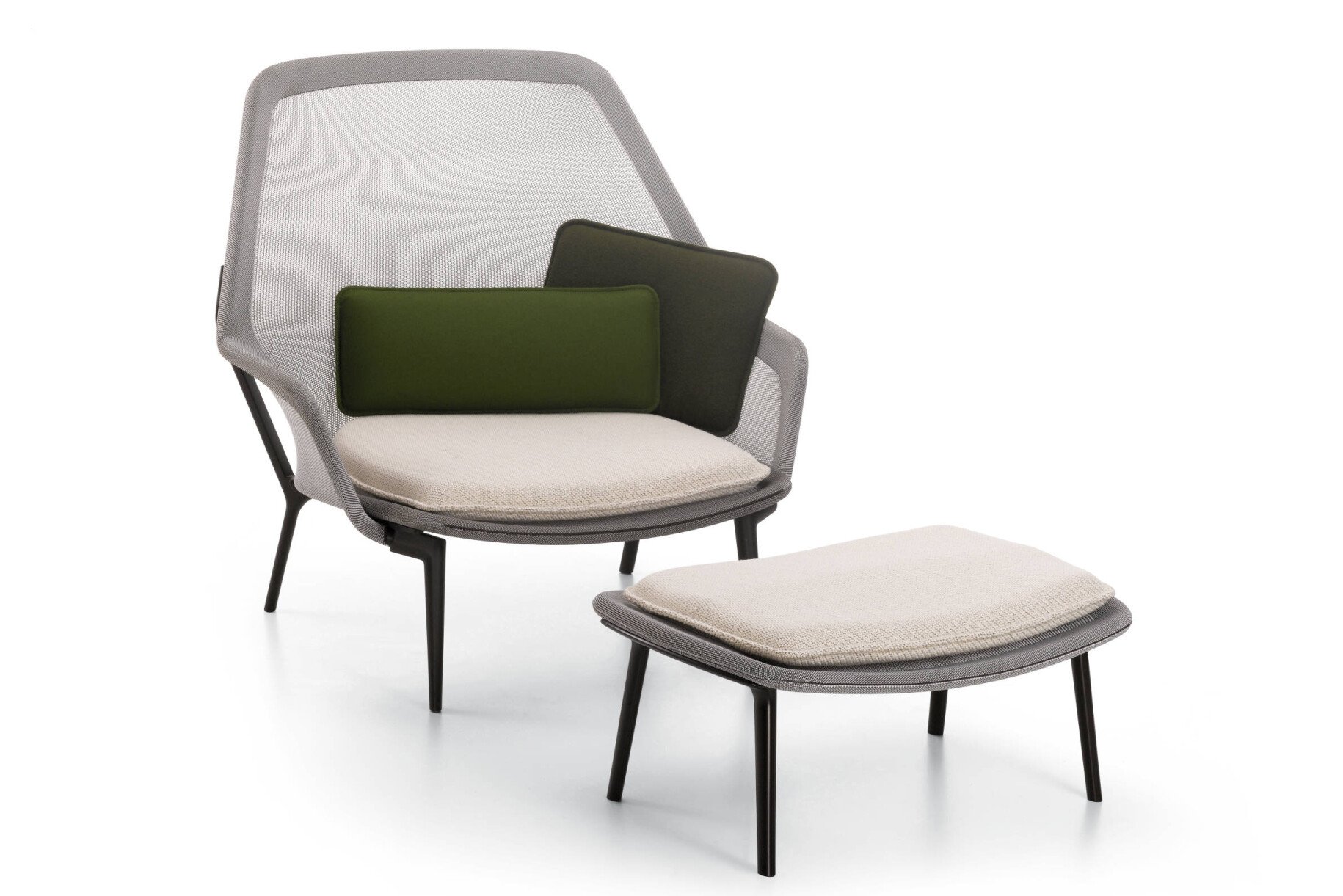Vitra Slow Chair & Ottoman - De Projectinrichter